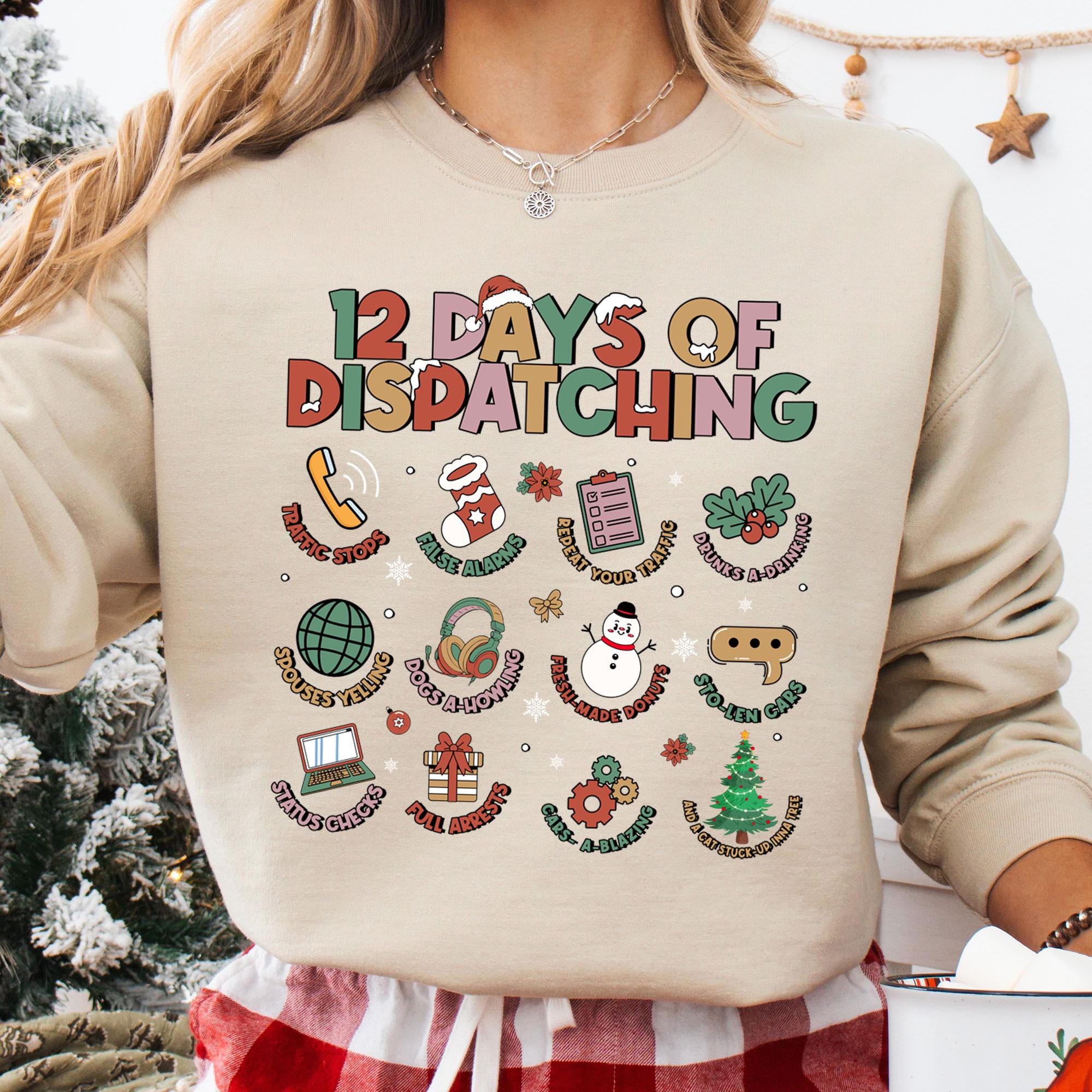 12 Days of Dispatching Christmas Png, Santa's Favorite Dispatcher Png ...