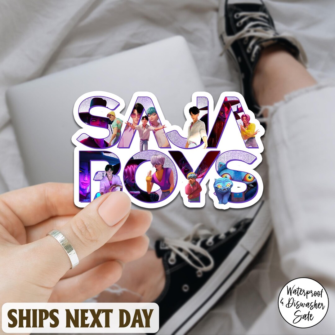 Sa.ja Boys Boy Band Sticker, K-pop De.mon Hu.nters Sticker, Rumi, Jinu ...