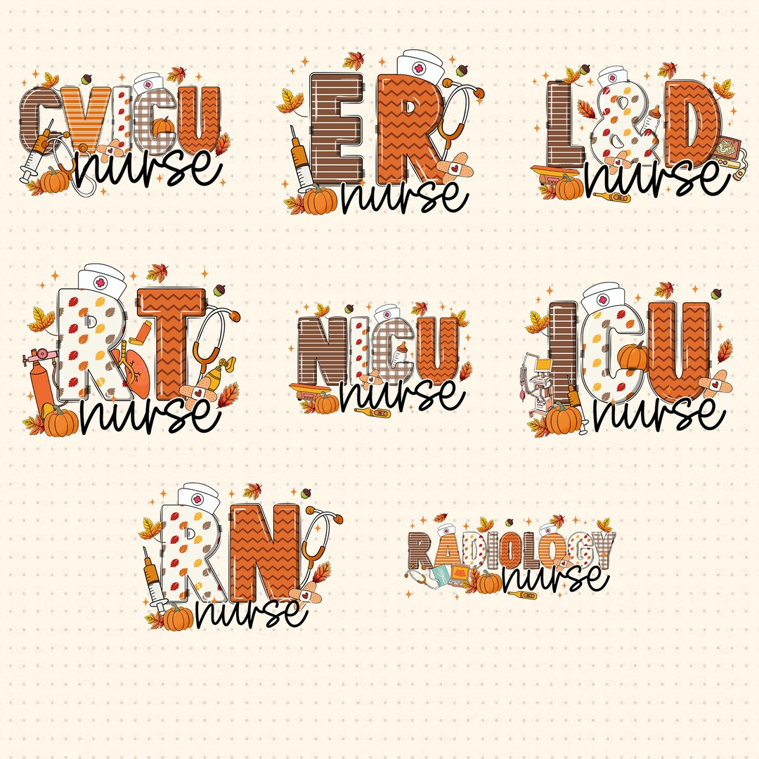 Don't Fall Y'all Png, Fall Nurse Png, Nurse Png, Thanksgiving Nurse Png ...