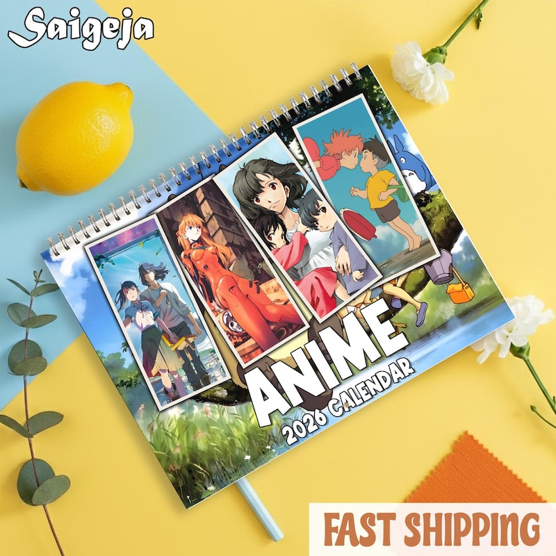 Anime Calendars 2026 - Etsy