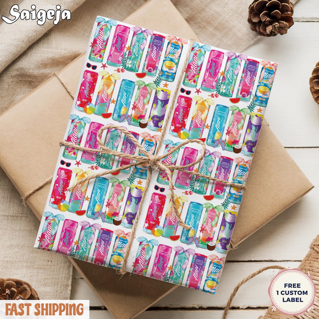 Vintage Diet Coke Christmas Wrapping Paper | Diet Coke Gift Wrap ...