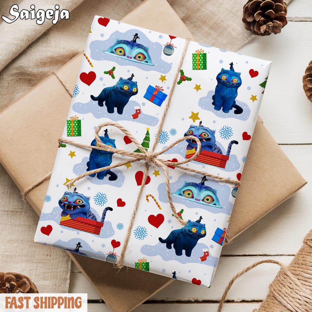 Kpop Demon Hunters | Derpy Tiger | Huntrix | Vibrant Wrapping Paper for ...