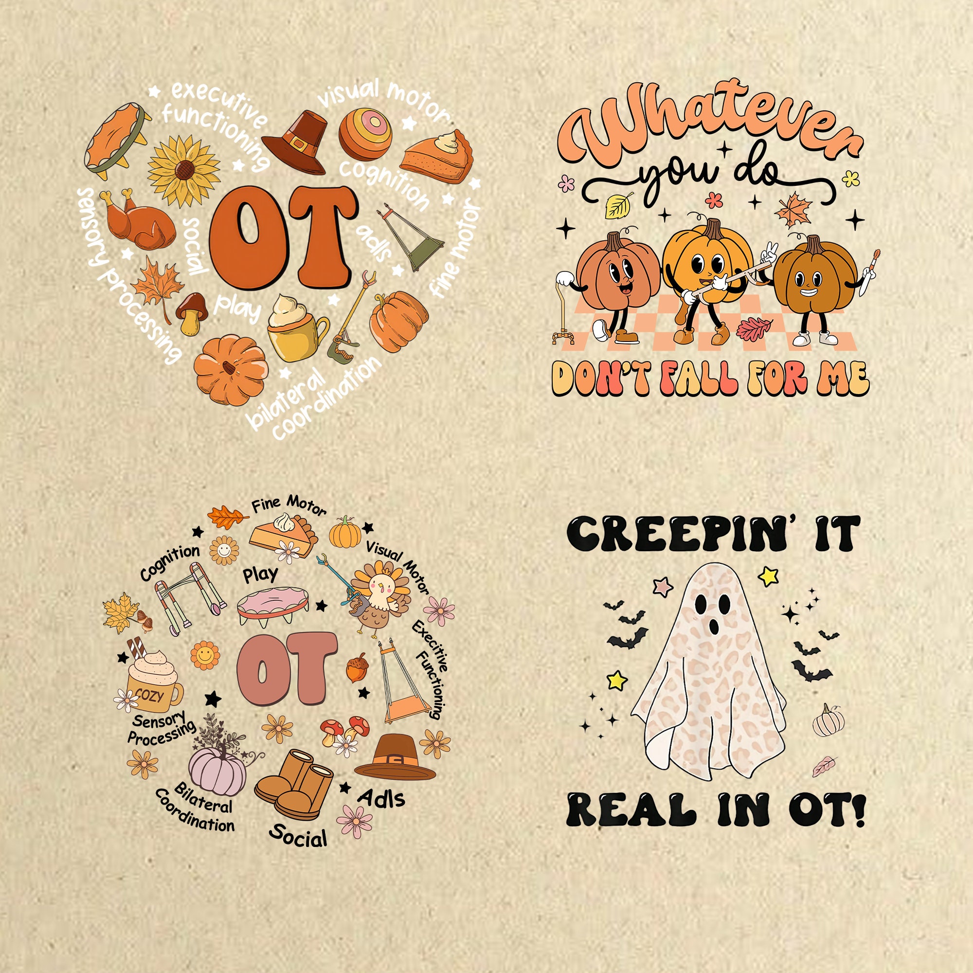 Whatever You Do Don't Fall for Me Png, OT PT SLP Fall Season Png ...