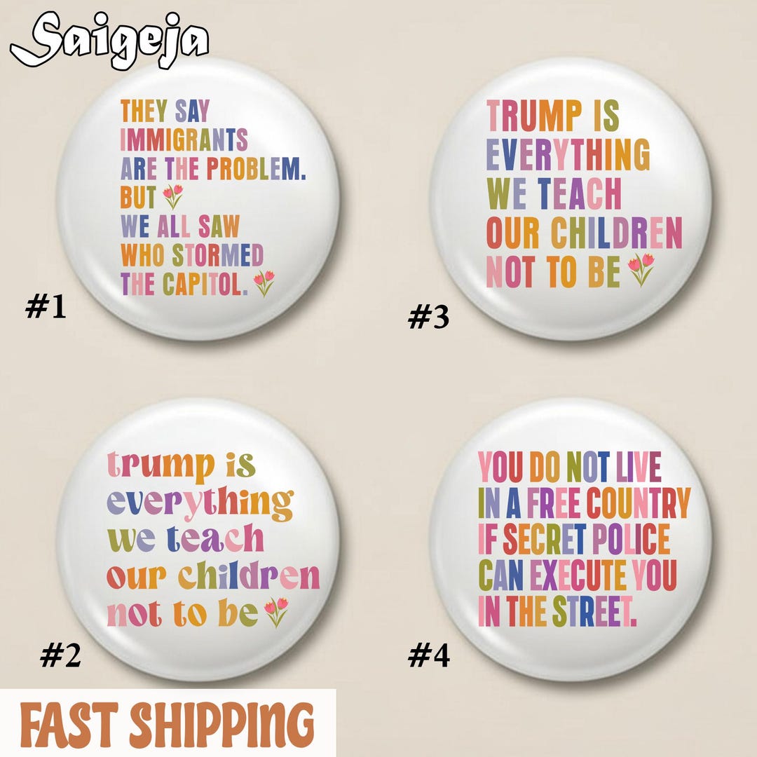 ICE out Button: Anti-Ice Politische Aktivistin Flair, Anti Trump Pin ...