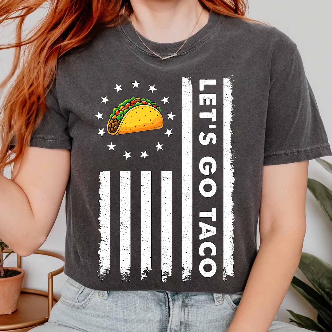 Let's Go Taco America Flag Png, Funny Taco Png, Political Meme Png ...