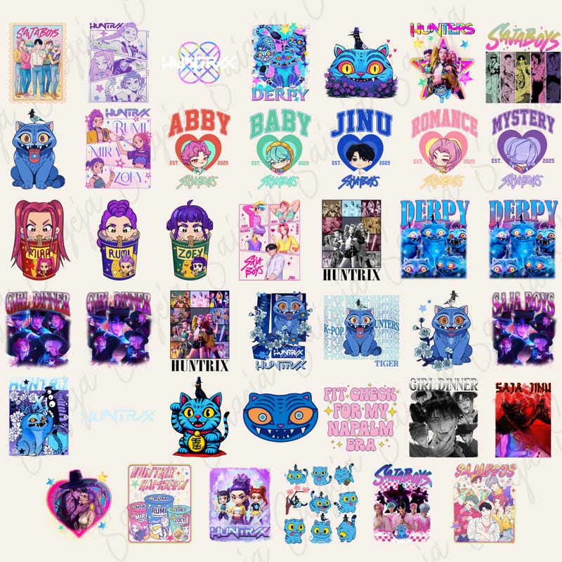 Kpop Demon Hunters Sticker - Etsy