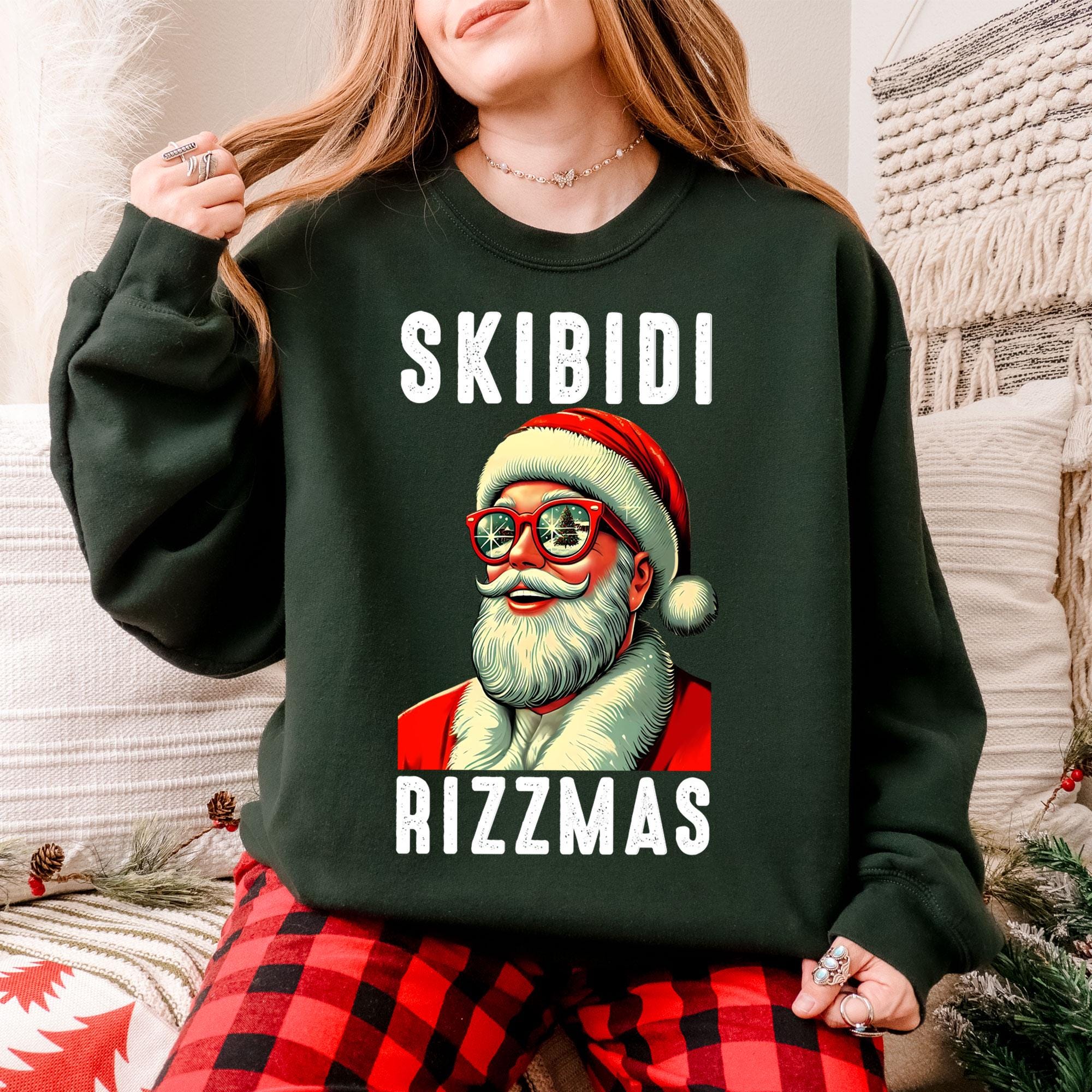 Skibidi Rizzmas Png, Merry Rizzmas Png, Santa Claus Rizz Png, Rude ...