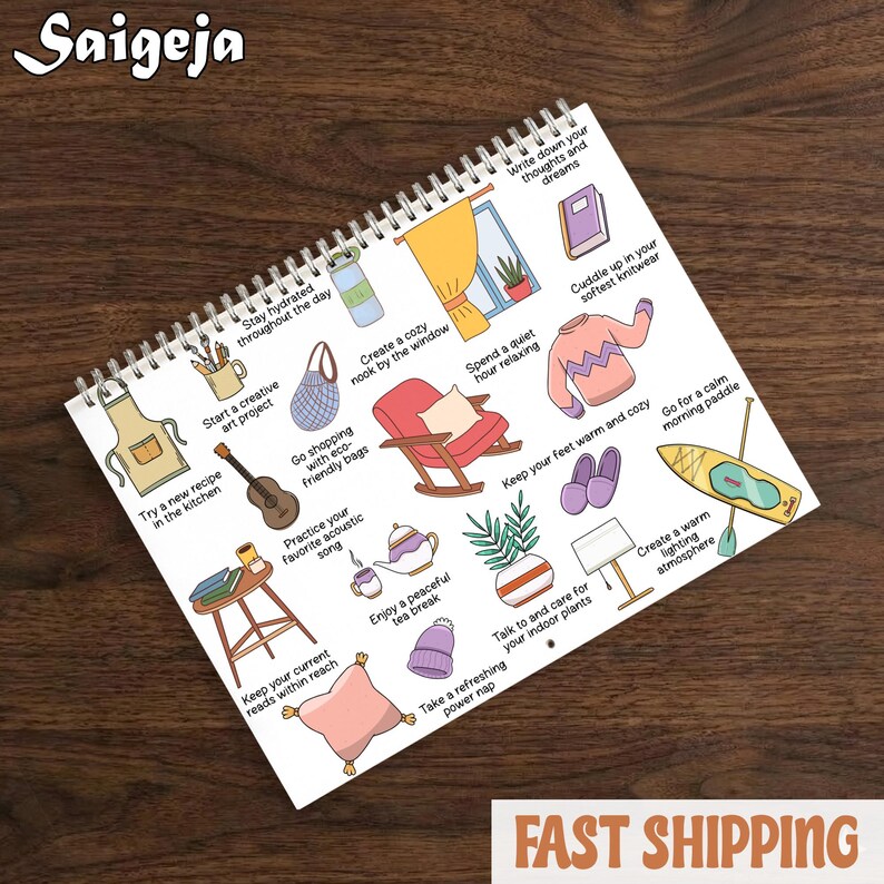 2026 Small Things to Do Calendar - Cute Self Care Planner - Daily Joy Gift - Etsy