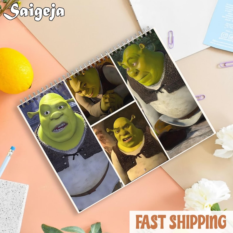 Shrek Wall Calendar 2026, Shrek Calendar, New Year Room Decor, Gift for ...