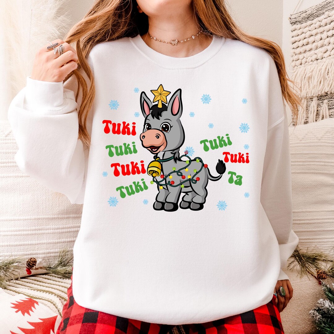 Tuki Tuki Tuki Donkey Mexican Christmas Png, Feliz Navidad Digital ...