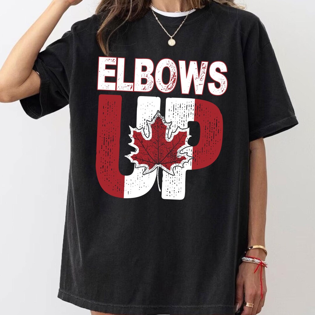 Elbows up Canada Maple Leaf Png, Proud to Be Canadian Png, Canada ...