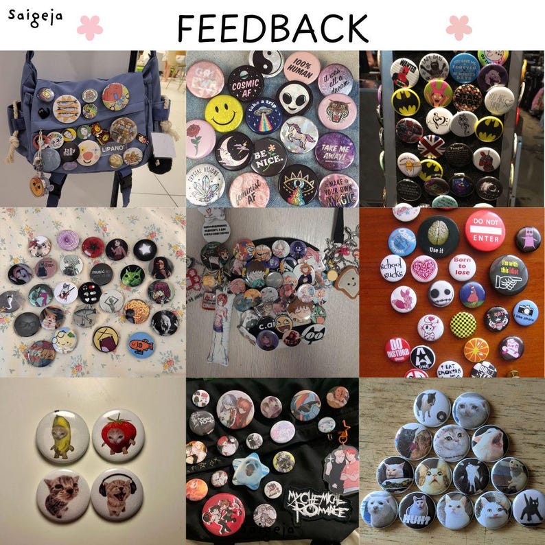 Practice Radical Empathy Bird Floral Pin Buttons in 3 Sizes, MN State ...