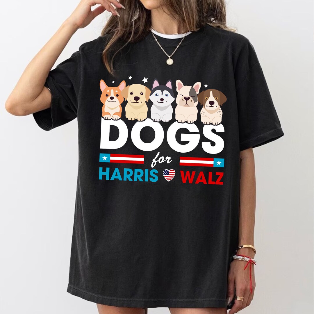 Dogs for Harris Walz Png, Vote for Kamala Harris Png, Washington 2024 ...