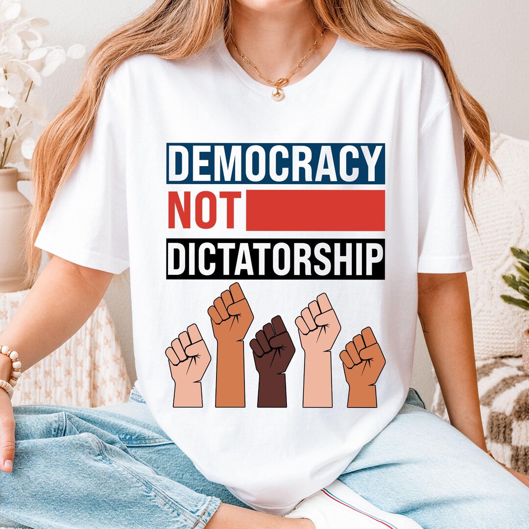 Democracy Not Dictatorship PNG, Anti Trump PNG, Political Activism ...