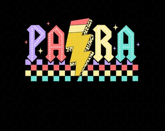 Para Png, Back to School Png, Paraprofessional Sublimation Png, First ...