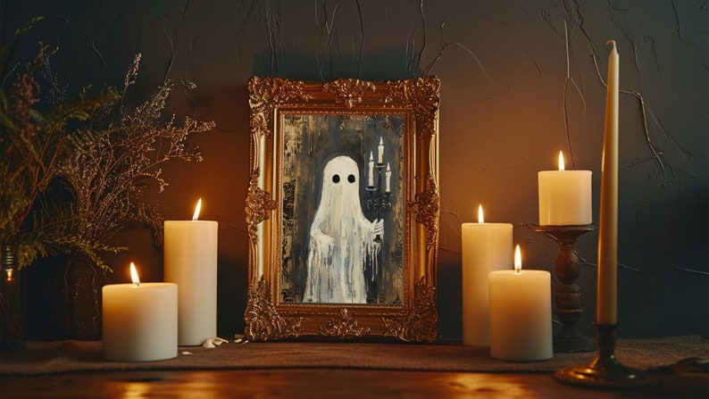 Ghostlies, Cute Little Ghosts, Ghosts With Candles, Halloween Ghosts ...