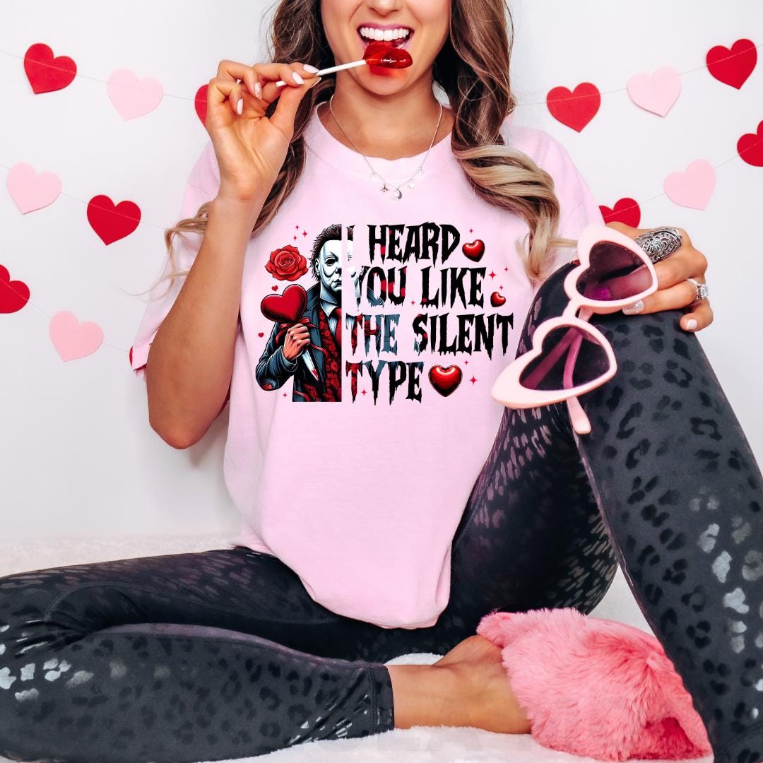 HORROR CHARACTERS SHIRT - I Heard You Like the Silent Type Tshirt ...
