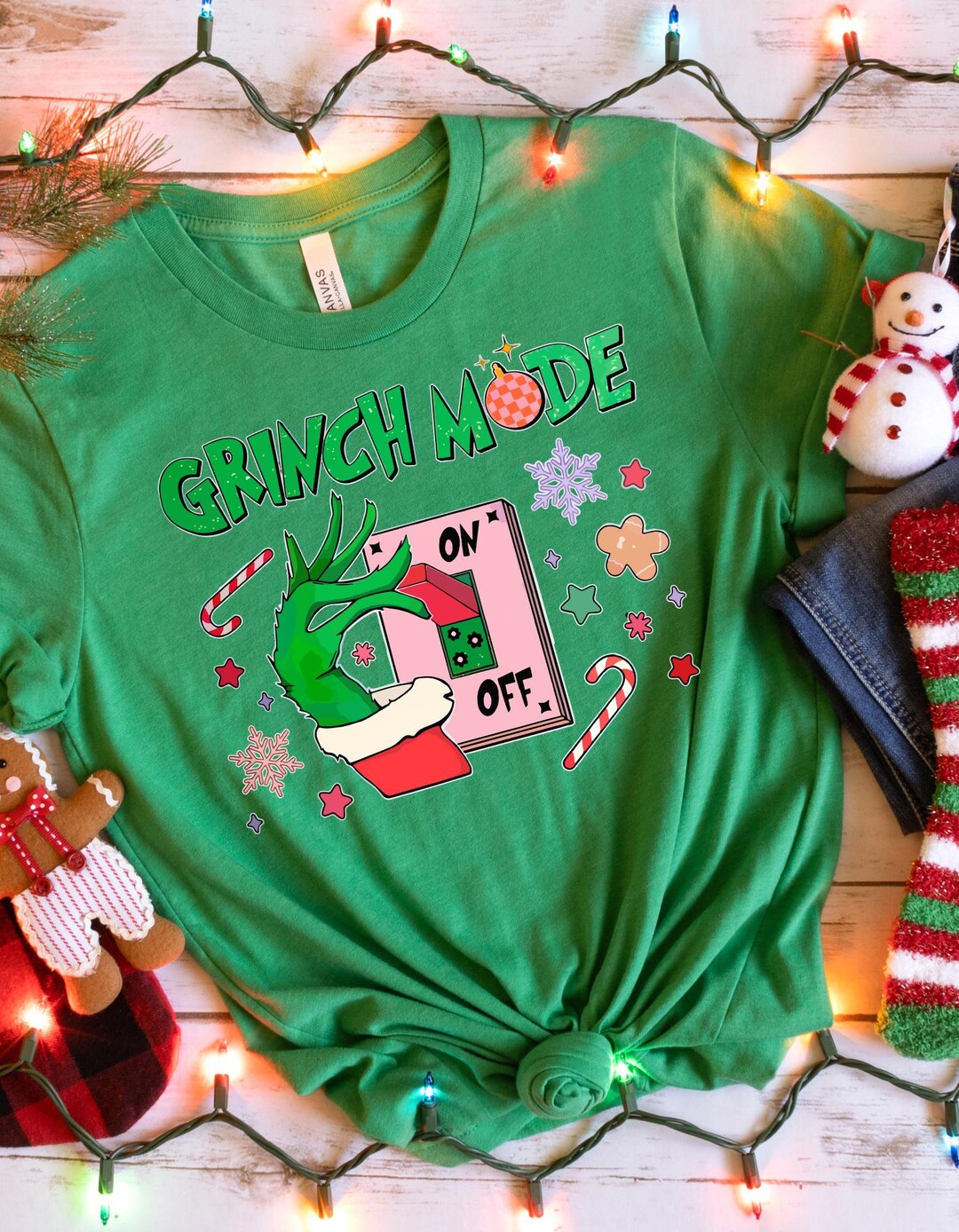 GRINCH MODE SHIRT Grinch Mode on Switch Shirt, Christmas Gift, Funny ...