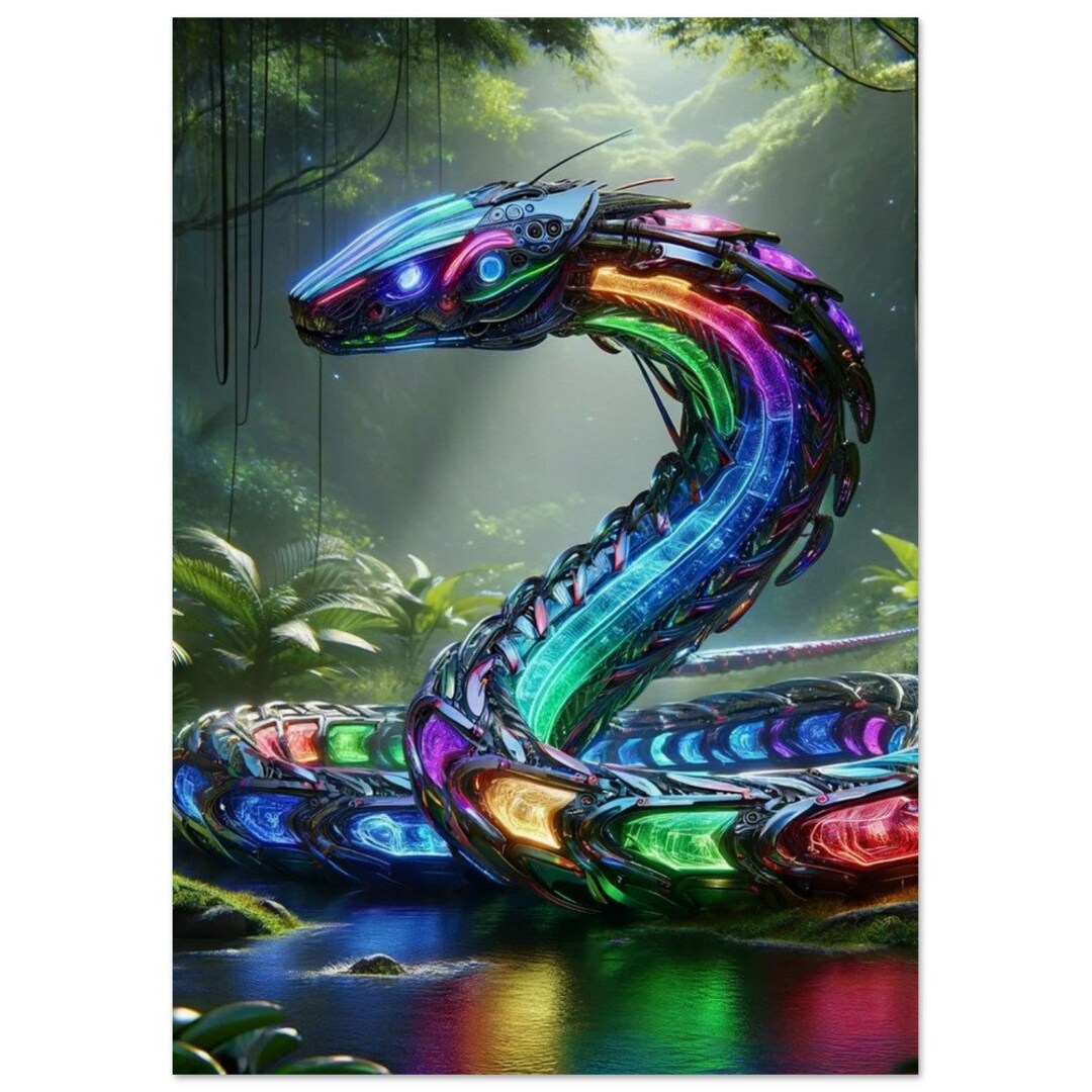 Mechanical Snake Museum-quality Matte Paper Poster - Etsy