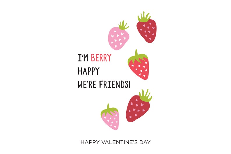 Printable Valentine's Day Cards, Classroom Valentine's Day Cards for ...