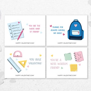 Printable Valentine's Day Cards, Classroom Valentine's Day Cards for ...