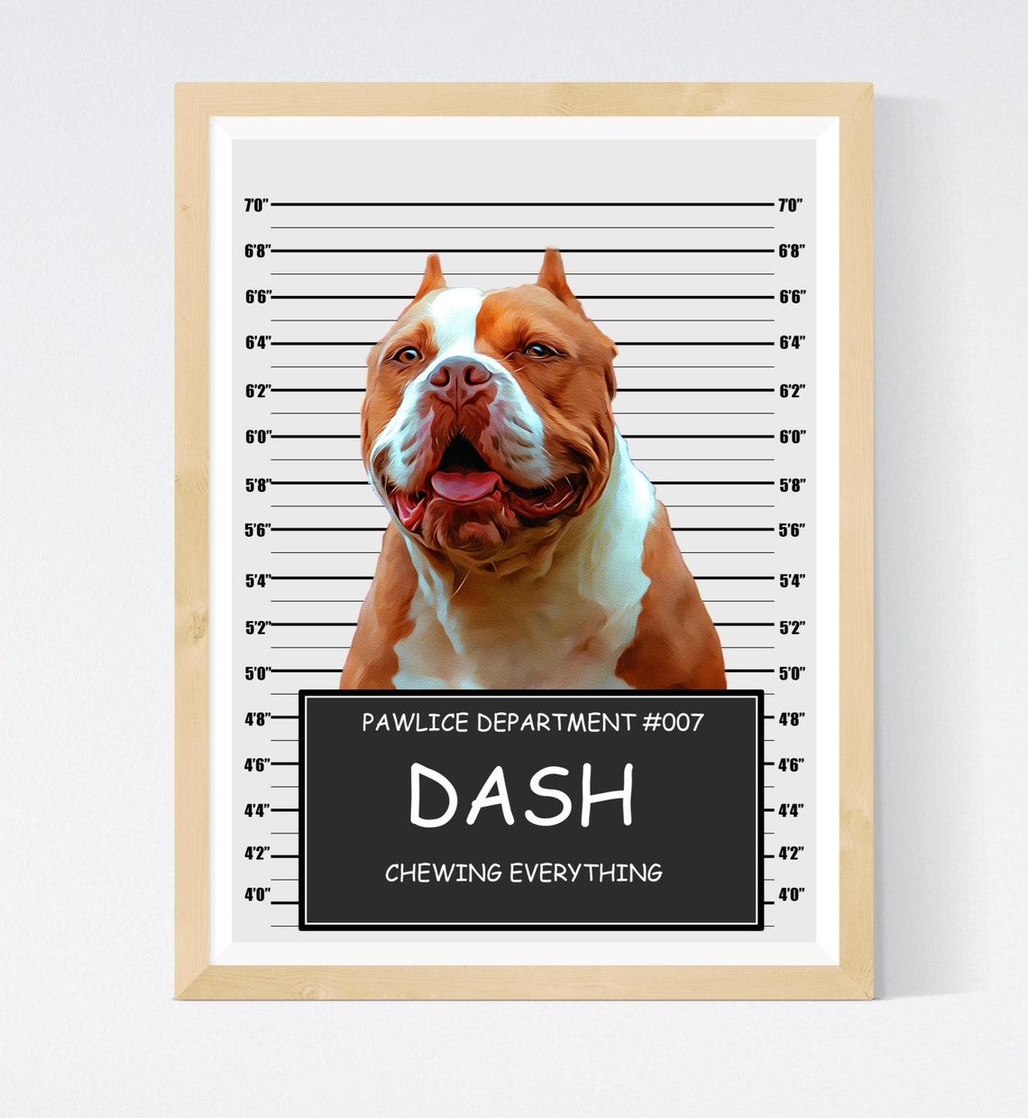 Custom Pet Portraits Using Pet Photo Personalized Digital Dog Portraits ...