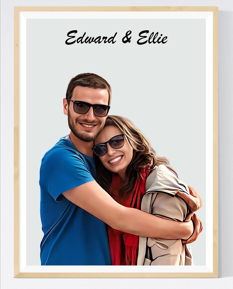 Custom Portrait, Cartoon Portrait, Custom Illustration, Portrait From ...