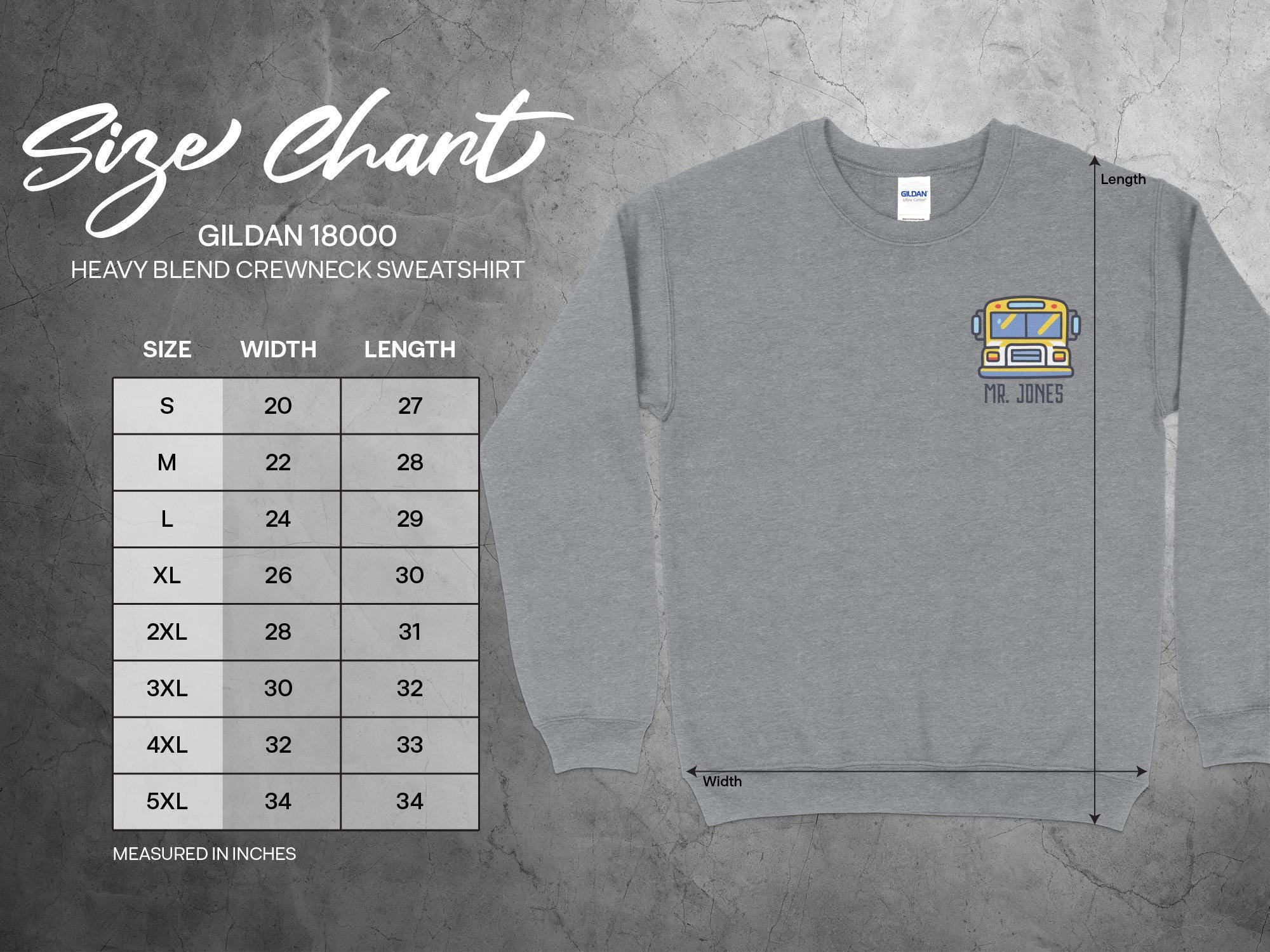 Custom School Bus Driver Sweatshirt, Personalized Bus Driver Sweatshirt ...