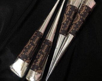 Best Selling Small Henna Cones With Henna Tattoo Sticker Chemical Free ...