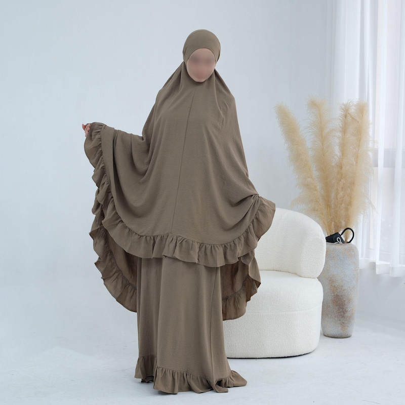 Ruffles Abaya Dress - Etsy UK