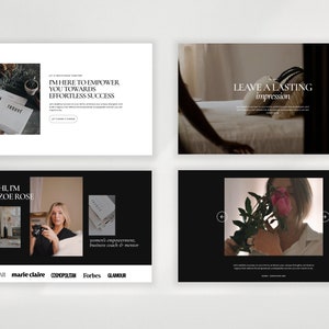 Aesthetic, Editorial Squarespace Template - Etsy