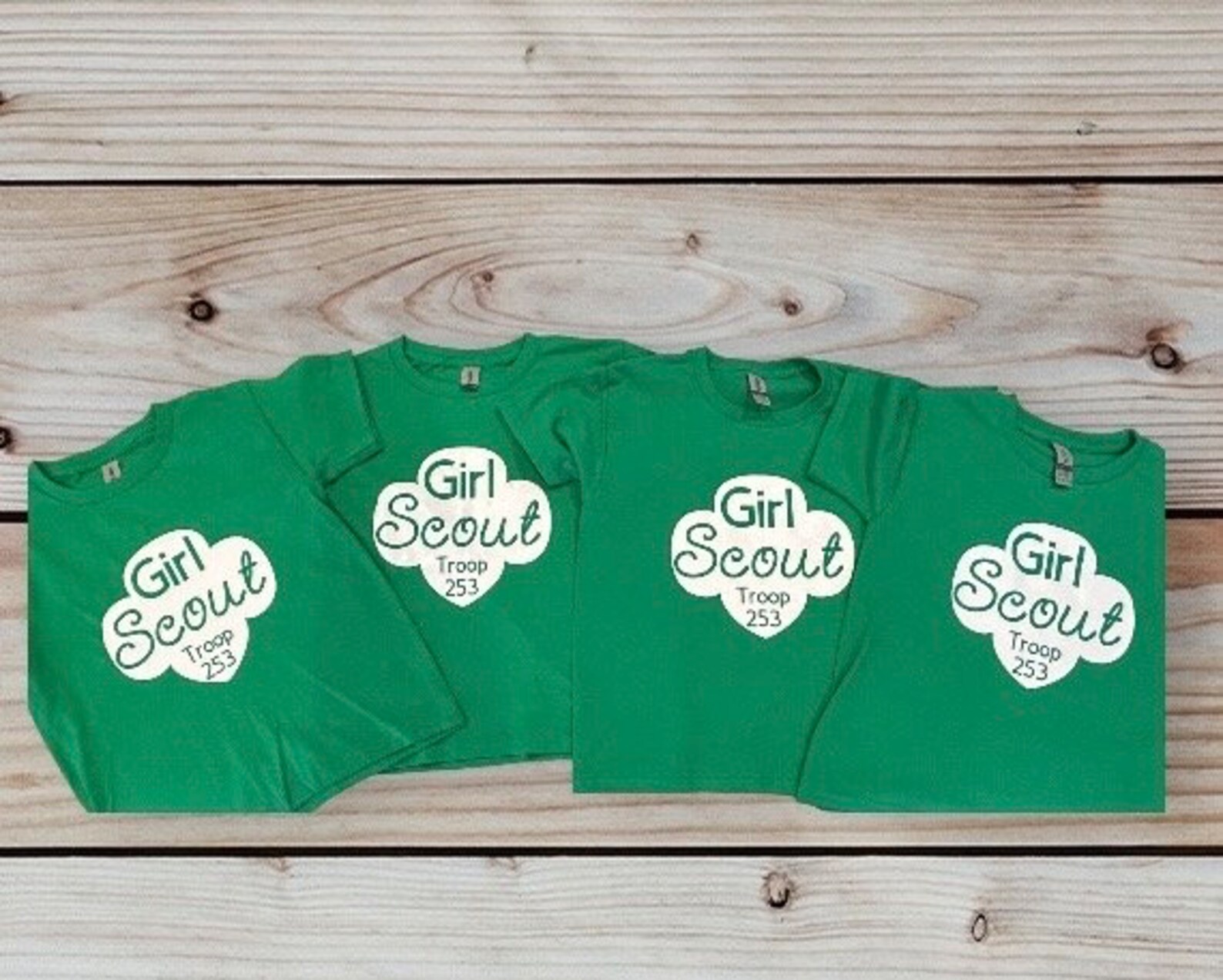 Girl Scout Troop T-shirt - Etsy