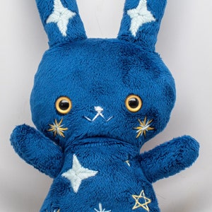 Star Embroidered Bunny Plush - Etsy