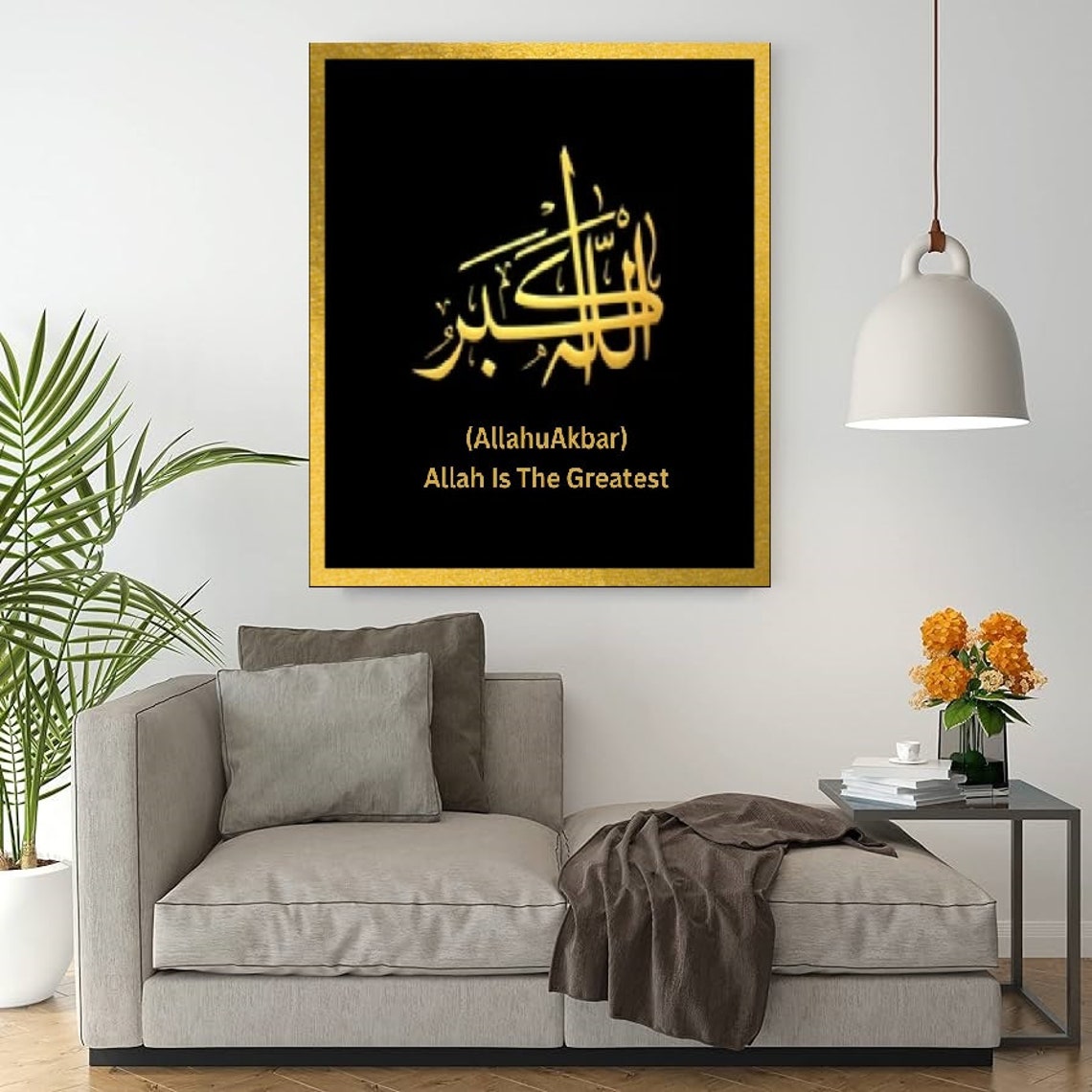 Islamic Wall Art Set of 3, Islam Printable, Arabic Calligraphy for ...
