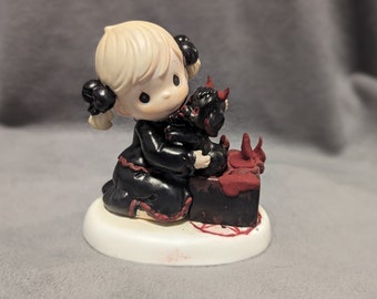 Baby Antichrist Precious Moments Repaint Horror Porcelain Figurine - Etsy