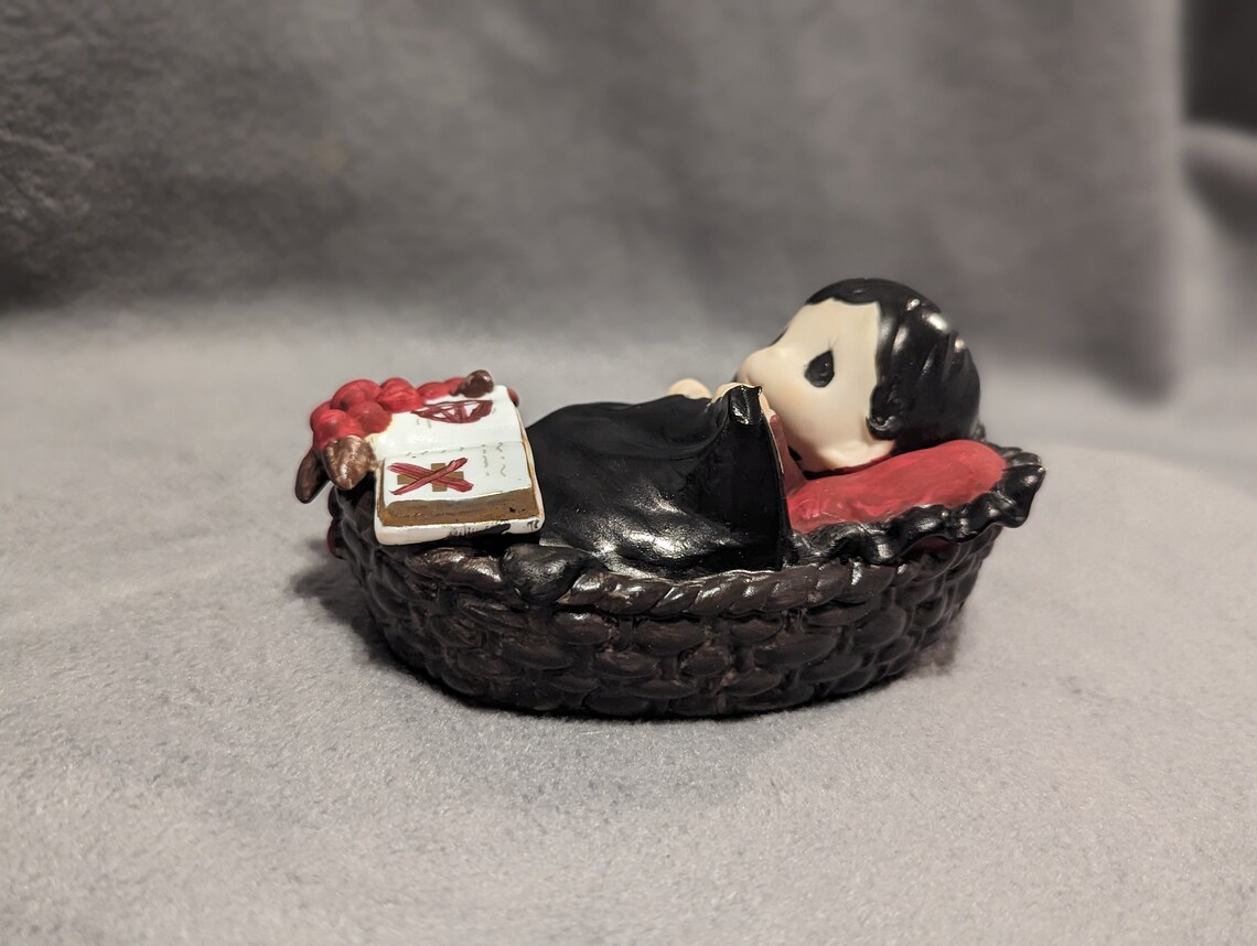 Baby Antichrist Precious Moments Repaint Horror Porcelain Figurine - Etsy