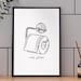 Toilet Paper Only Printable Sign, Modern Minimalist Bathroom Print ...