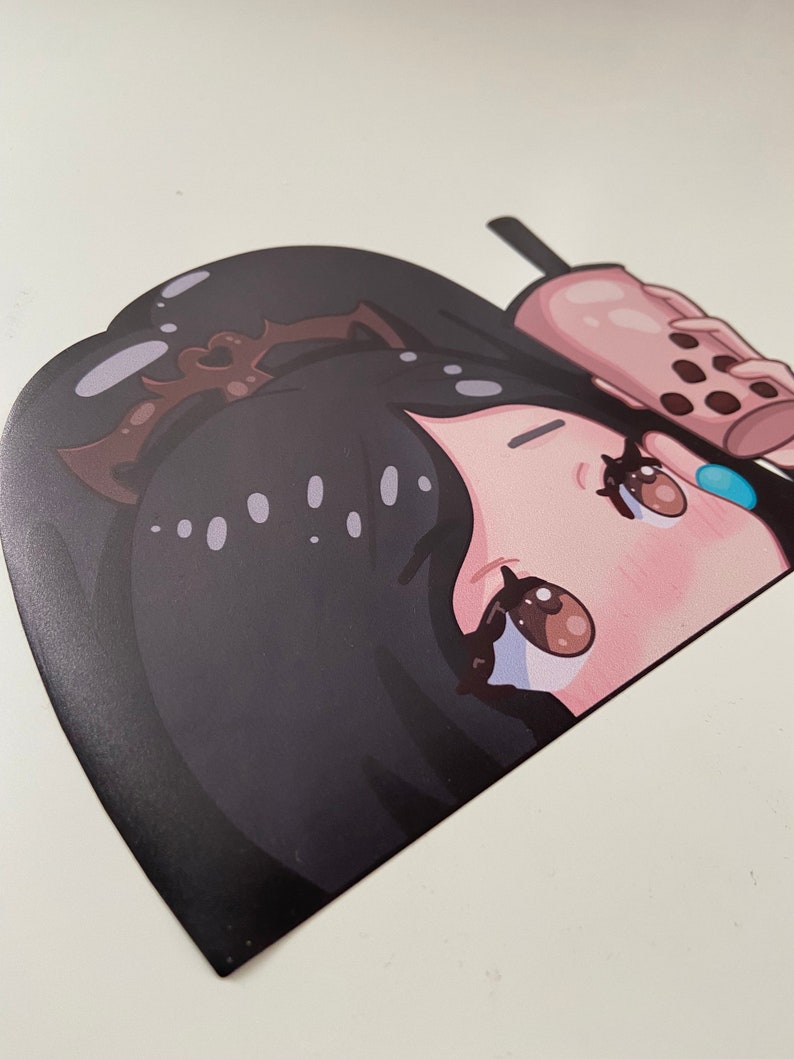 Sage Valorant Boba Peeker Car Decal, Car Sticker, Chibi, Waterproof ...
