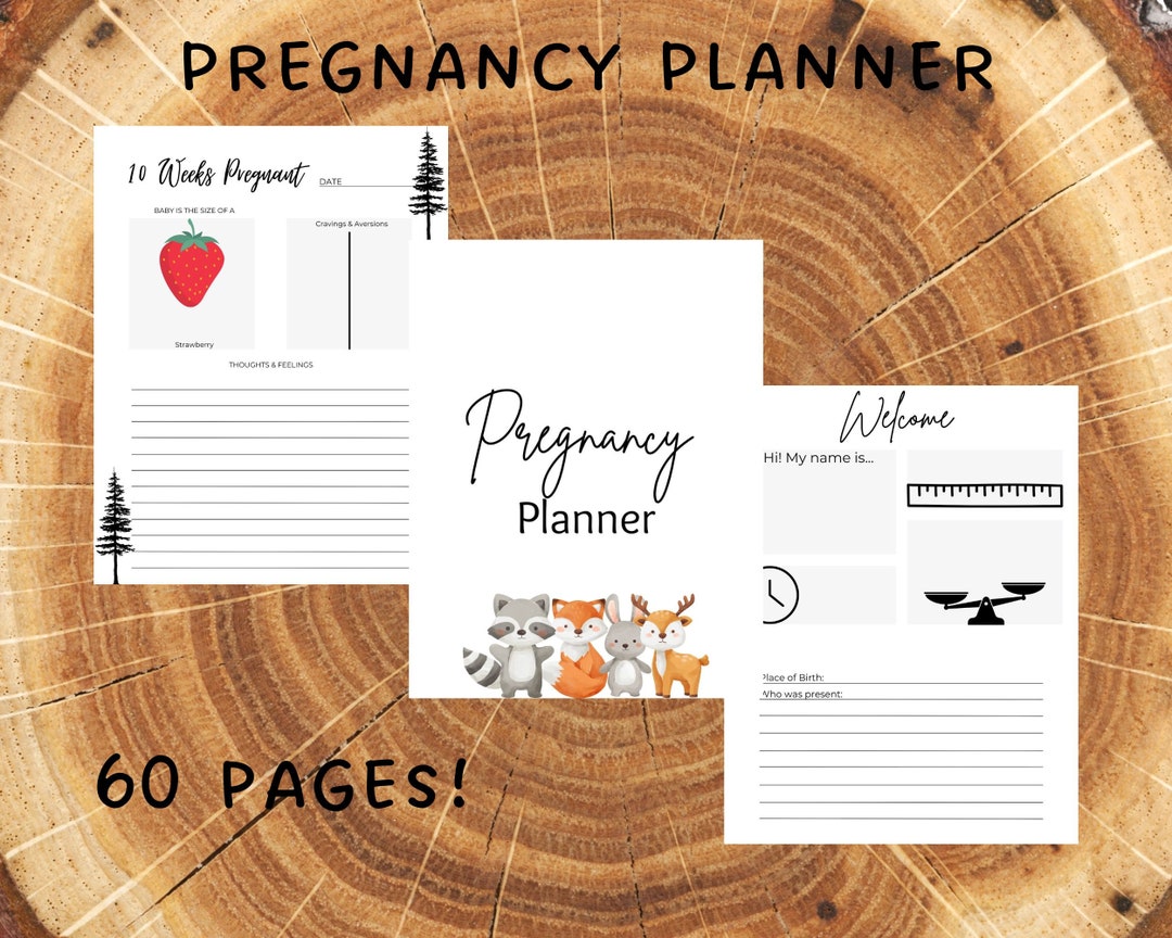 Pregnancy Planner Printable. Printable Pregnancy Journal. Pregnancy ...