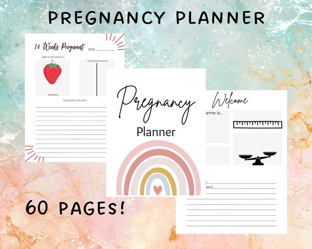 Printable Pregnancy Planner. Printable Pregnancy Journal. Pregnancy ...