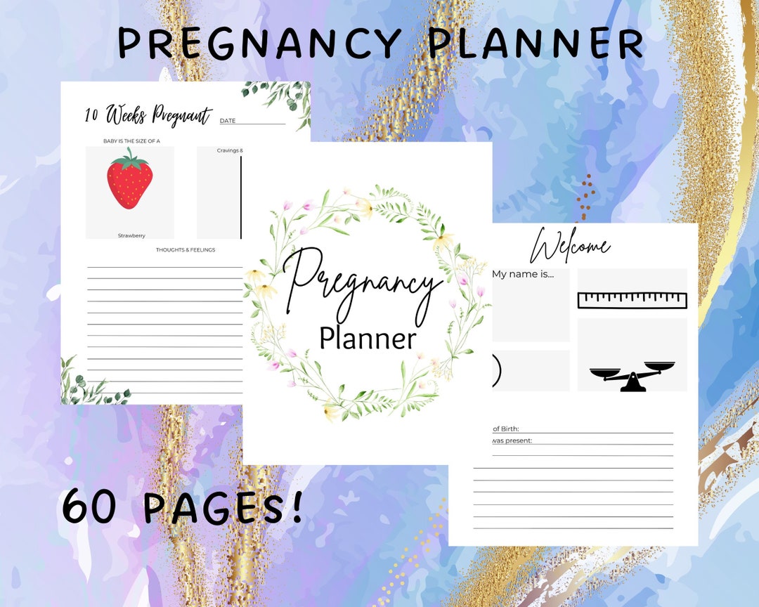 Printable Pregnancy Planner. Printable Pregnancy Journal. Pregnancy ...