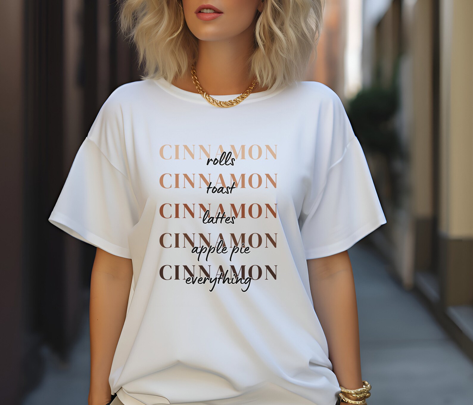 Comfort Colors Cinnamon Girl Tees Cinnamon Rolls Teenage Gifts Cinnamon ...