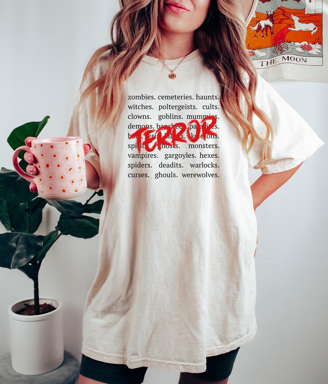 Comfort Colors Terror Horror Monster T-shirt Scary Halloween Tee Fun ...