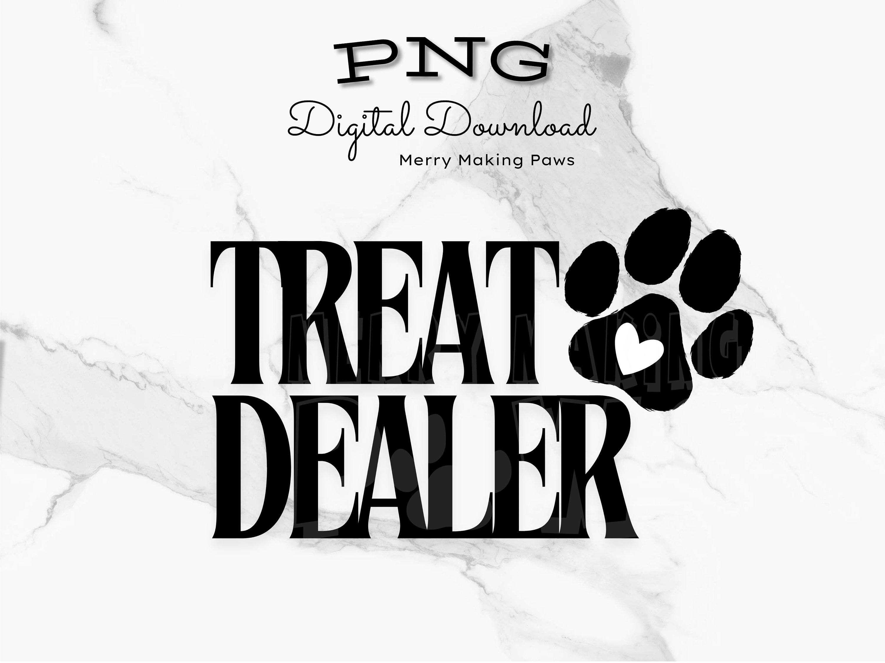 Treat Dealer PNG Clipart Digital Download | 2 Designs | Great for ...