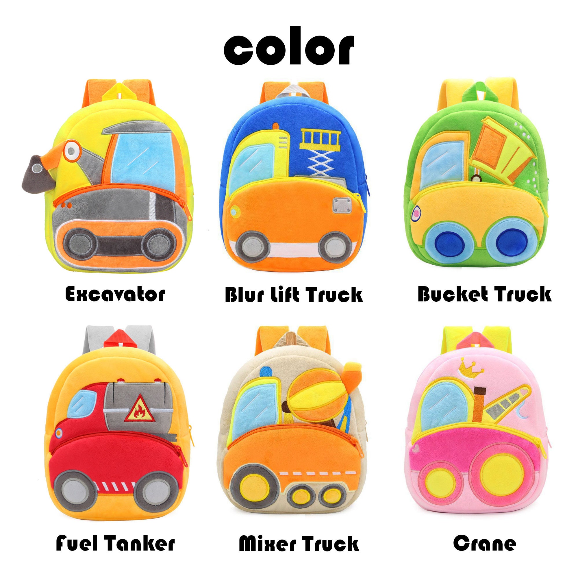 Toddler Backpack, Custom Kids Backpack, Monogrammed Preschool Boy ...