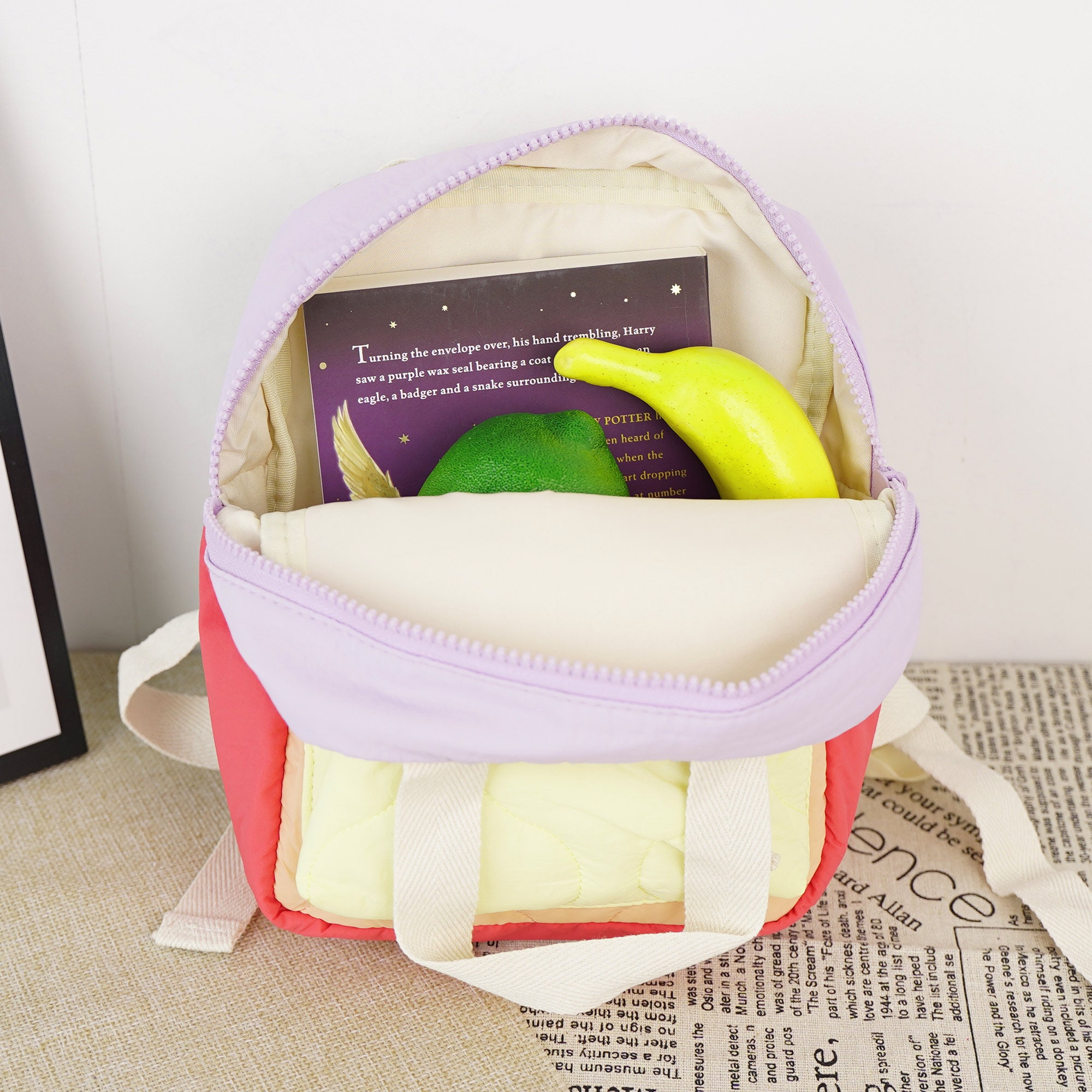 Toddler Backpack Personalized Little Boys Patchwork Backpack Mini Kids ...