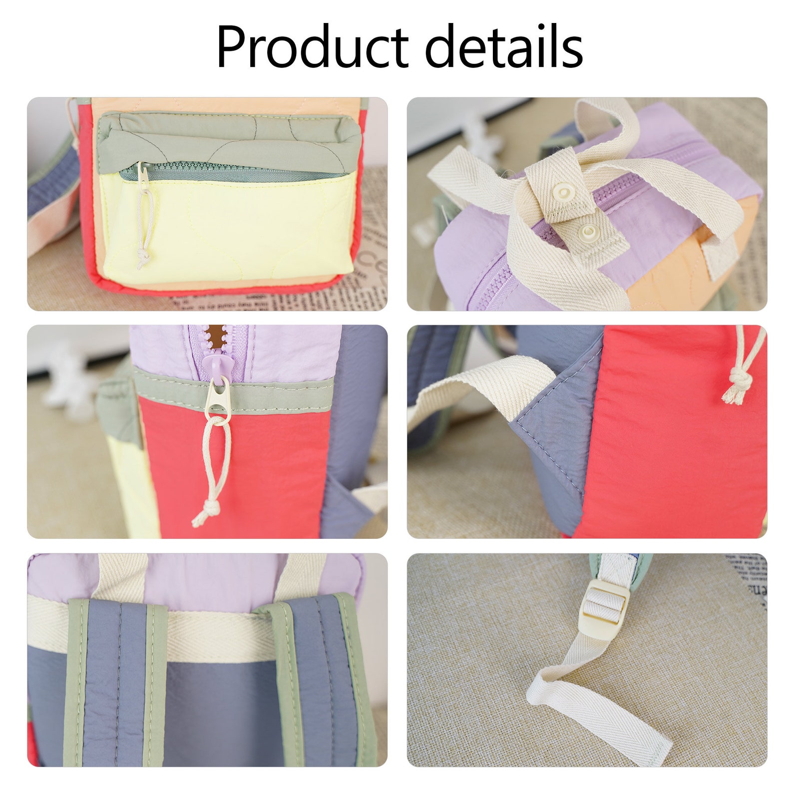 Toddler Backpack Personalized Little Boys Patchwork Backpack Mini Kids ...