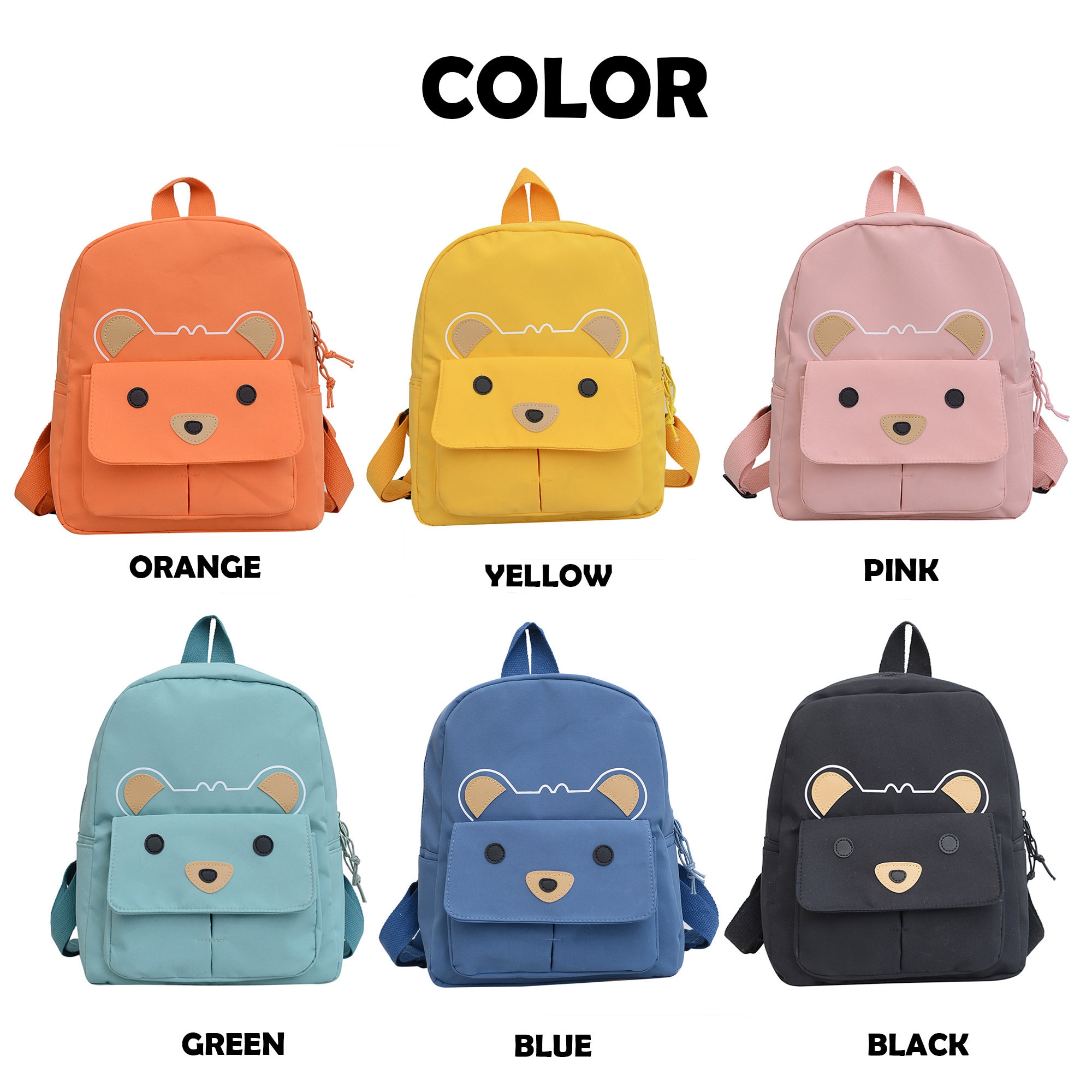 Personalized Kids Backpack, Custom Children Backpack, Preschool Kids ...