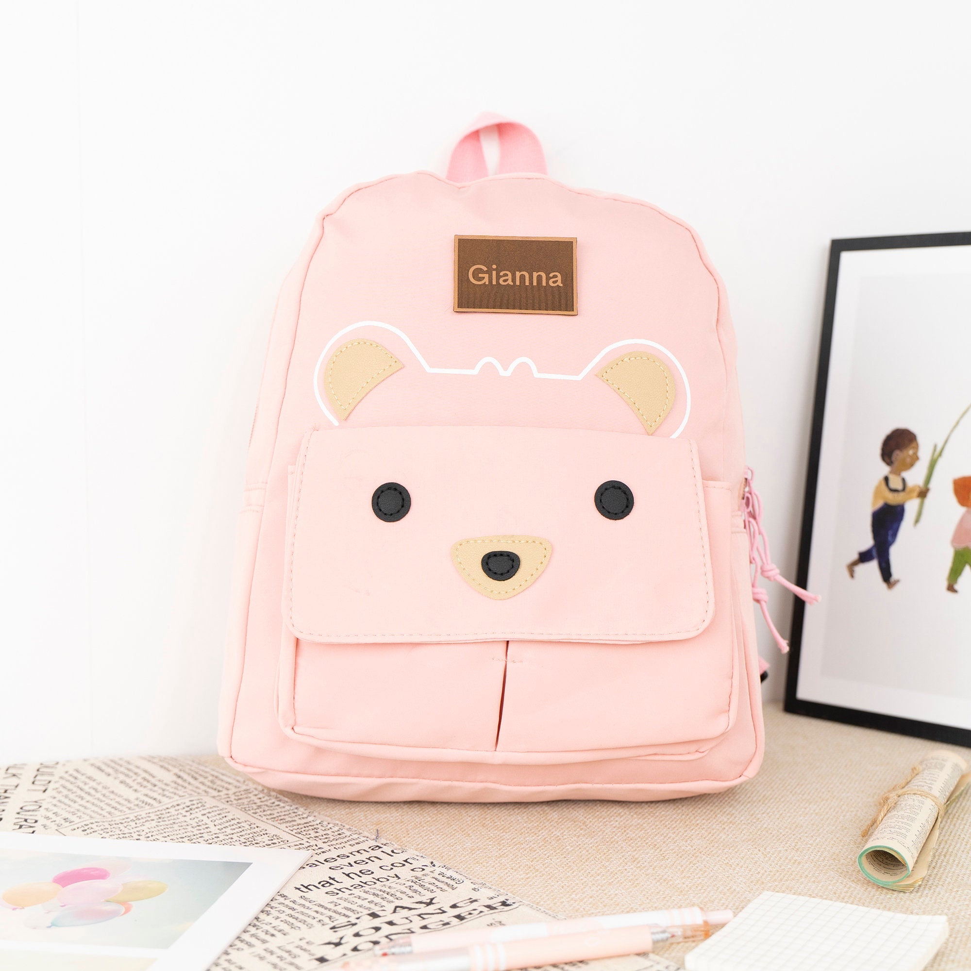 Personalized Kids Backpack, Custom Children Backpack, Preschool Kids ...