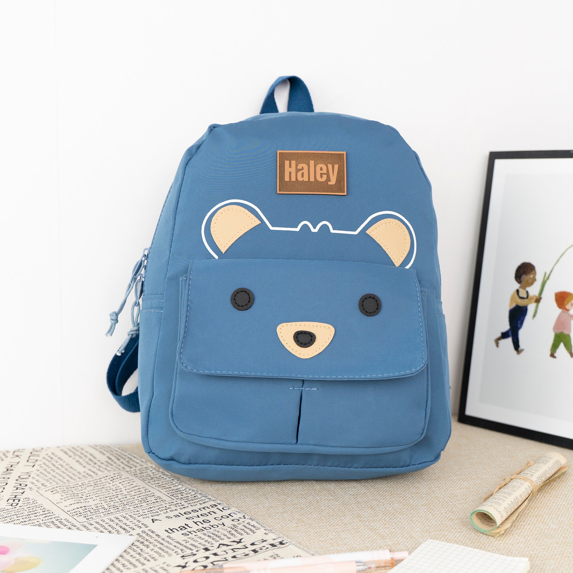 Personalized Kids Backpack, Custom Children Backpack, Preschool Kids ...